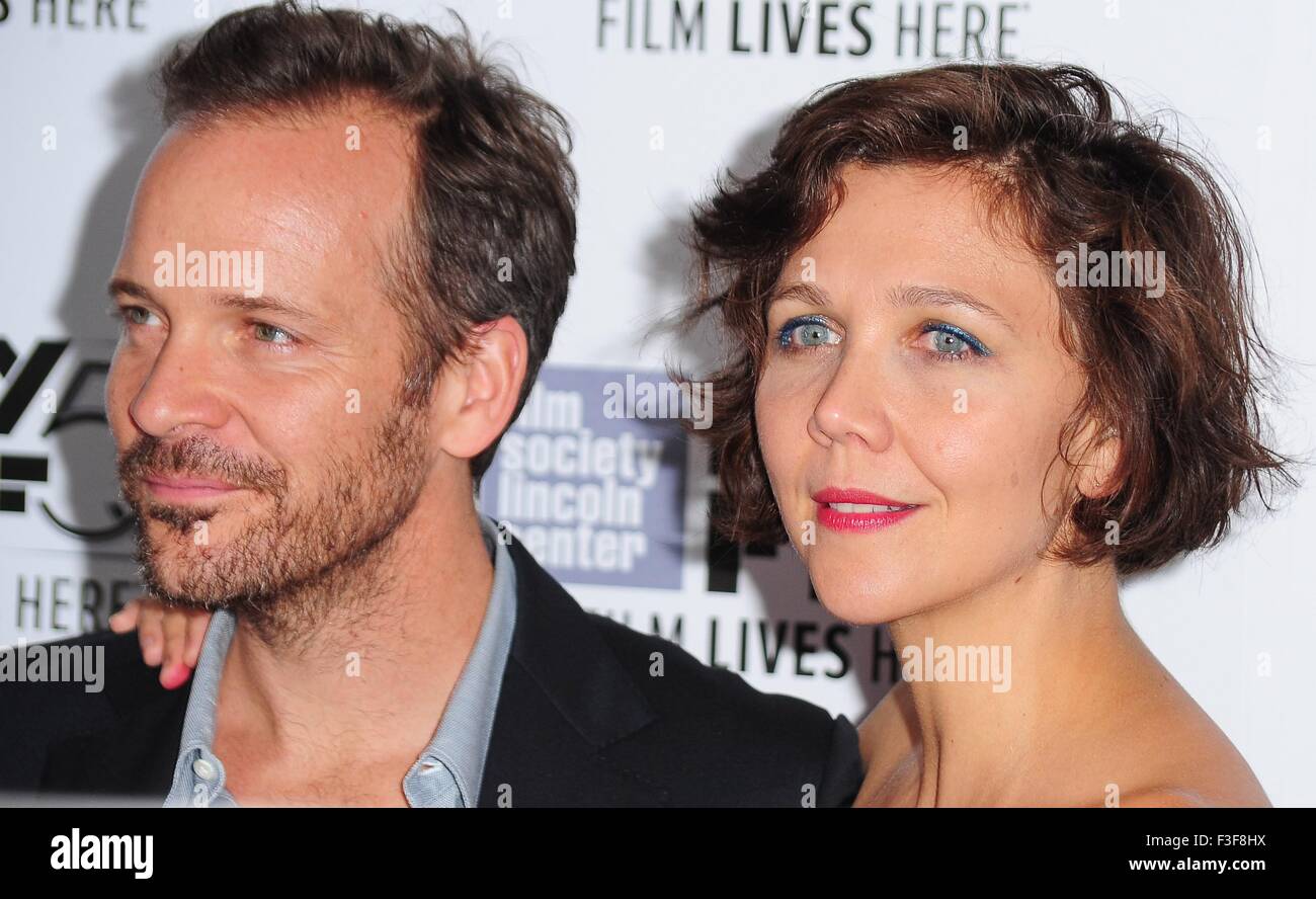 New York, NY, USA. 6th Oct, 2015. Peter Sarsgaard, Maggie Gyllenhaal at ...