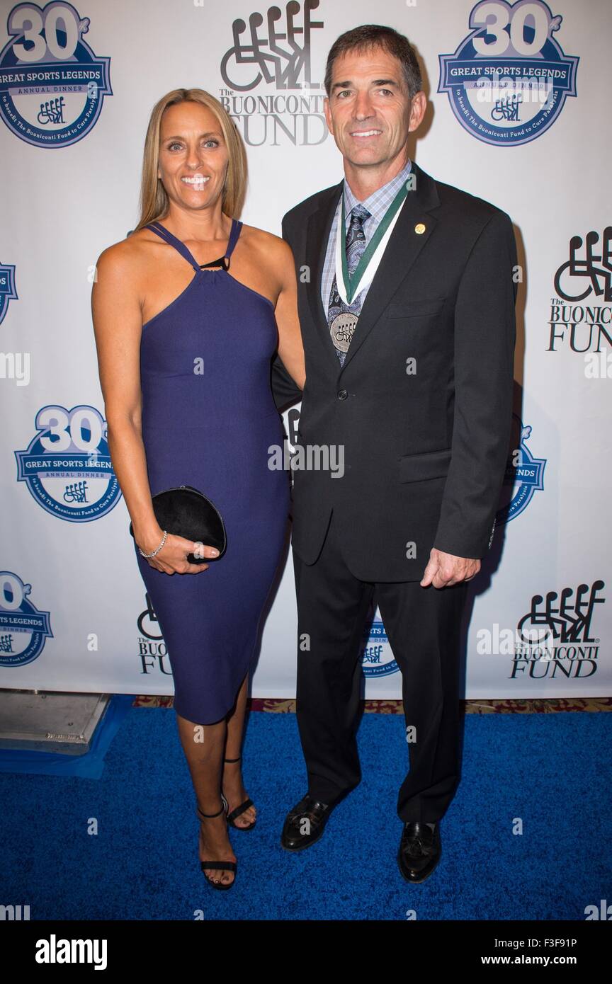 New York, NY, USA. 6th Oct, 2015. Nada Stepovich, John Stockton at ...