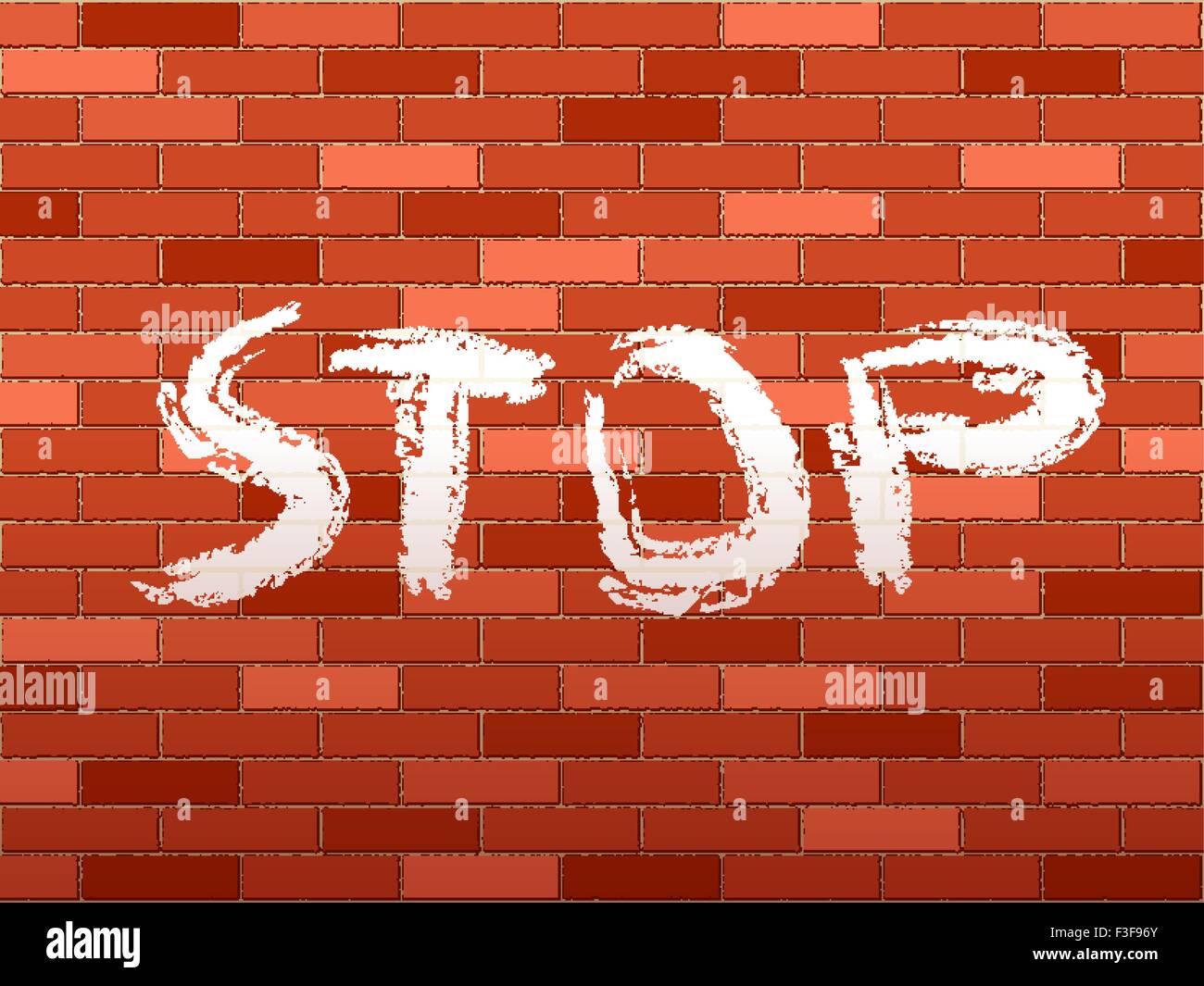 Stop sign on texture Stock Vector Images - Alamy