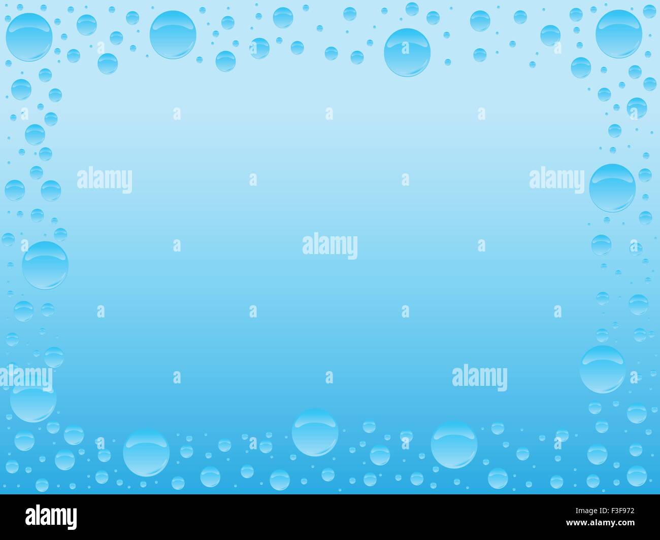 Abstract blue bubble frame. Vector illustration Stock Vector Image ...