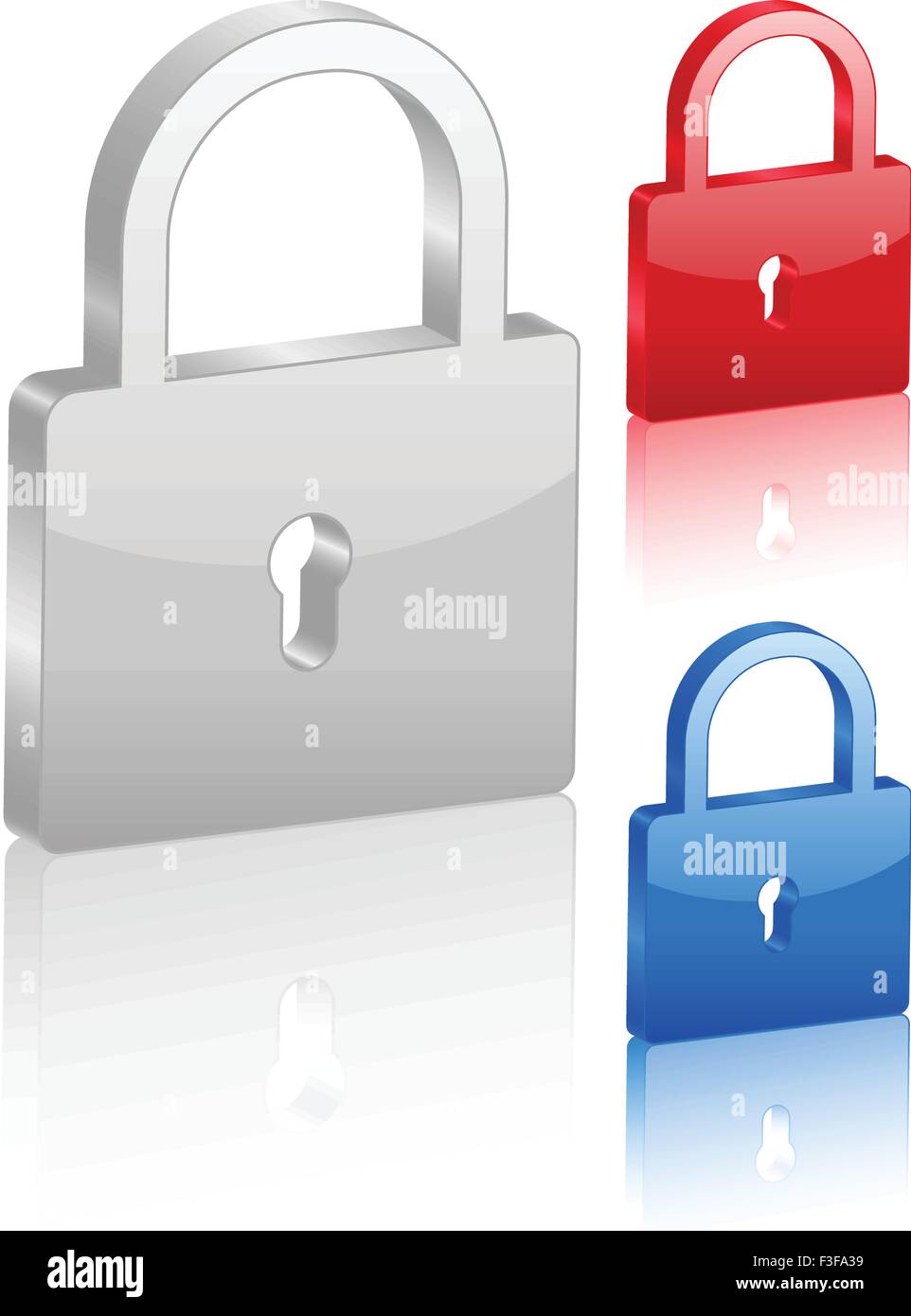 3d padlock icon hi-res stock photography and images - Alamy