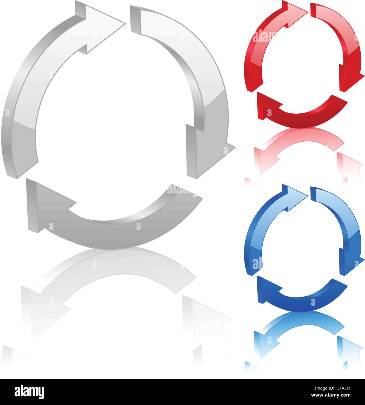 3D recycle symbol. Vector illustration Stock Vector Image & Art - Alamy