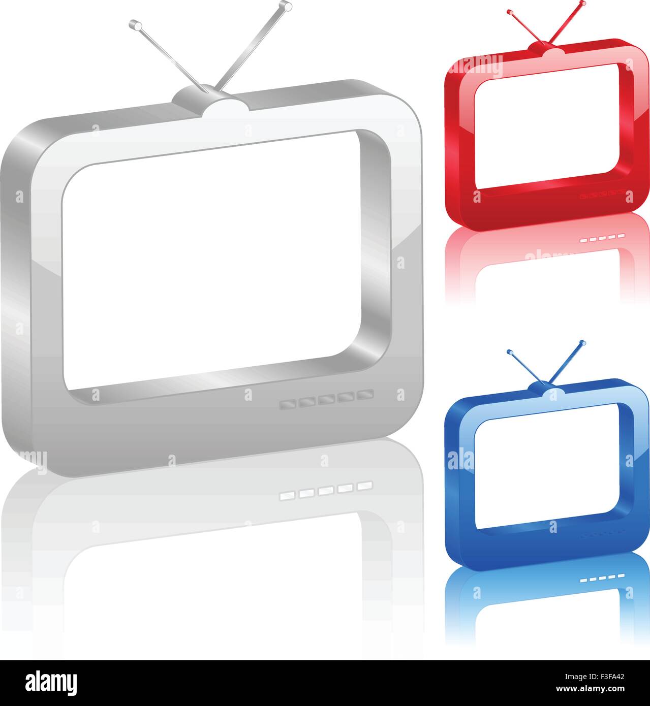 Tv symbol Stock Vector Images - Alamy