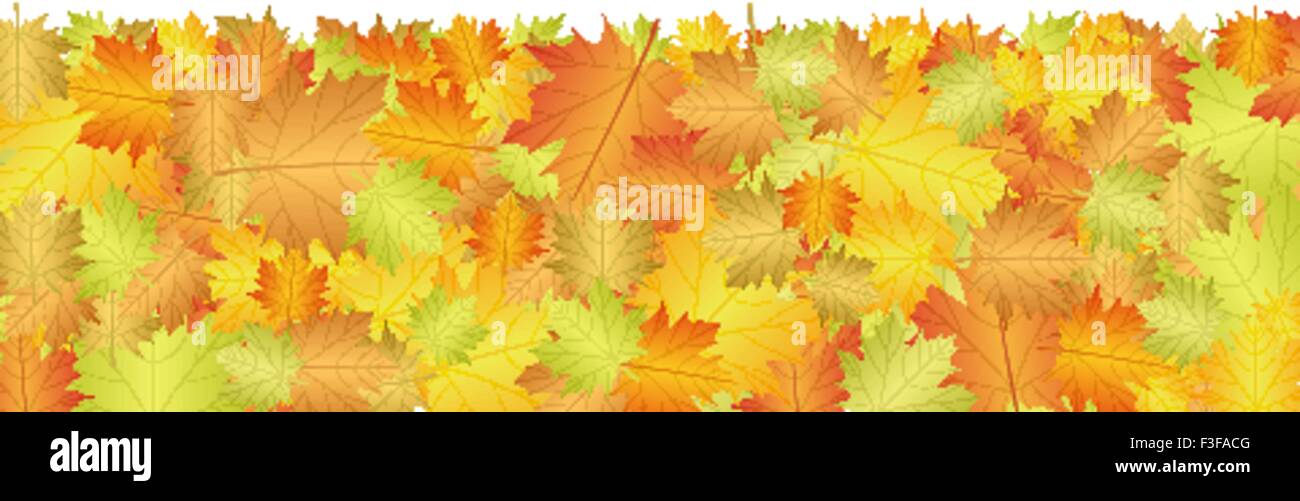 Autumn leaf board background. Vector illustration Stock Vector Image ...
