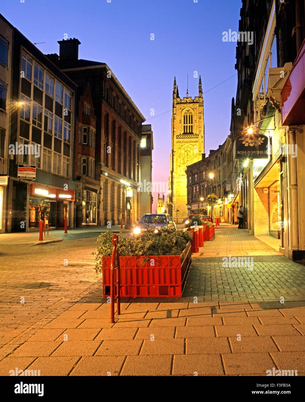 Derby cathedral night hi-res stock photography and images - Alamy