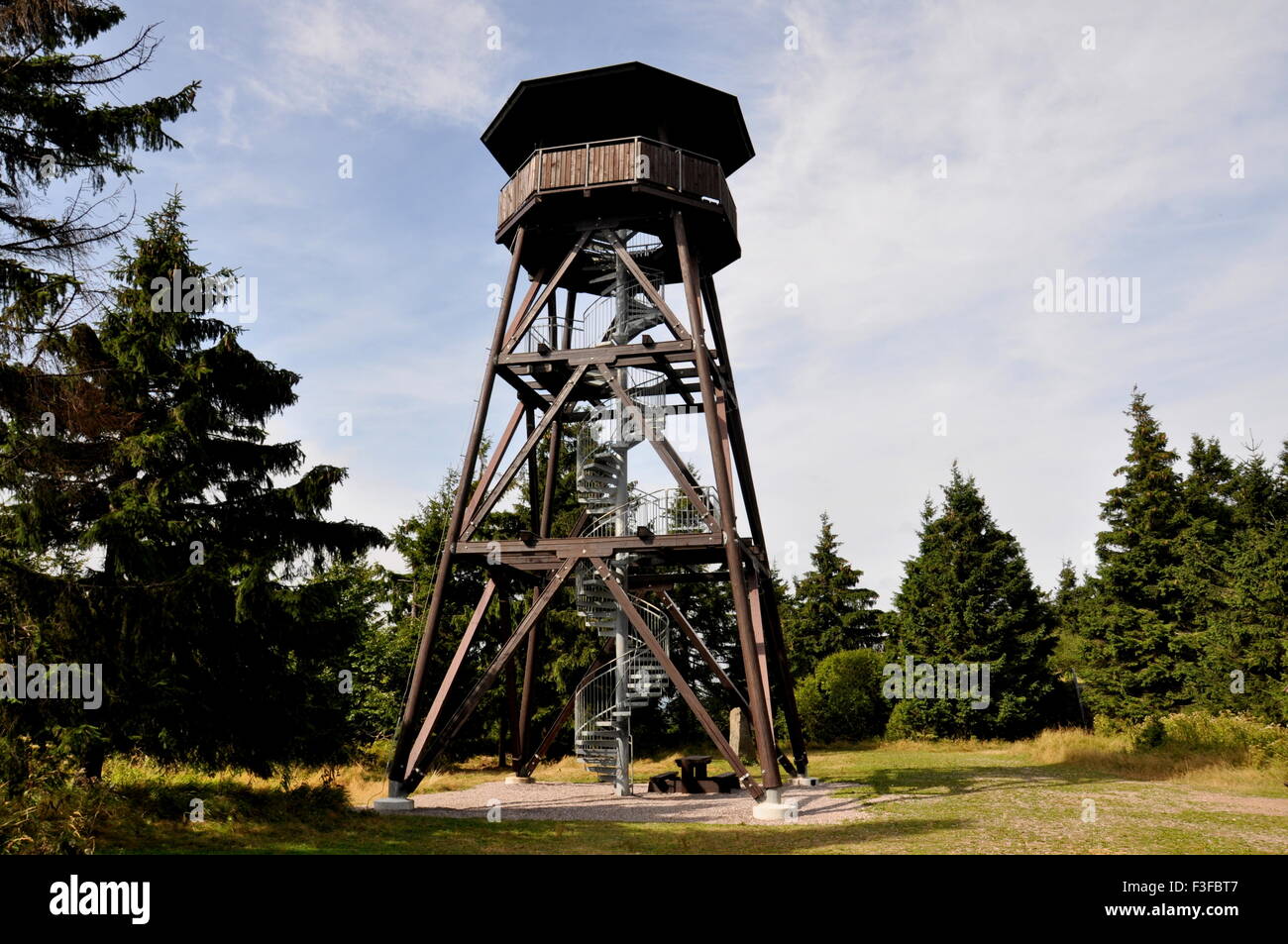 Anna observation tower, Anne's Peak Stock Photo - Alamy