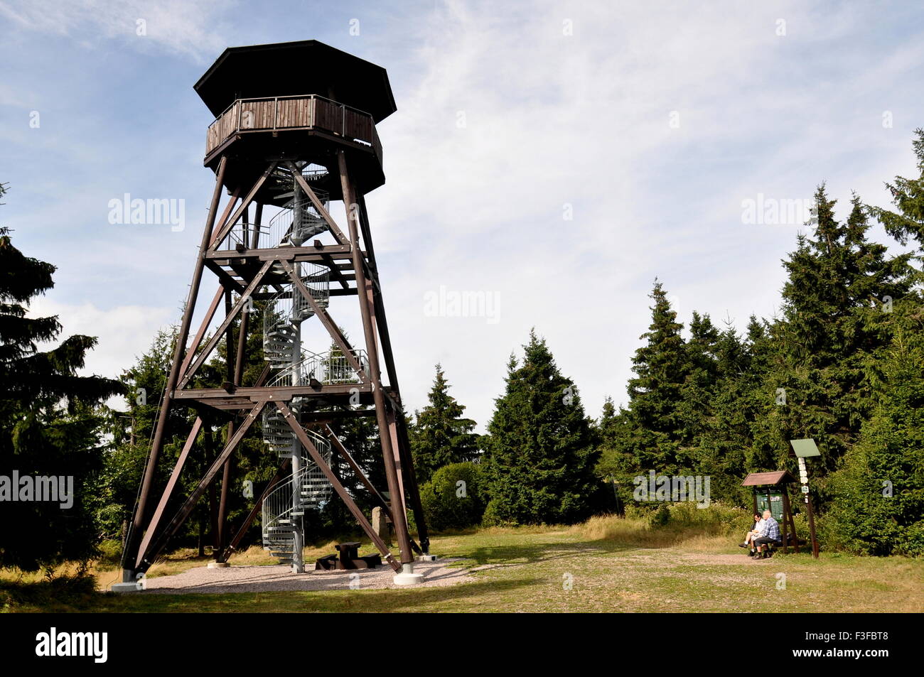 Anna observation tower, Anne's Peak Stock Photo - Alamy