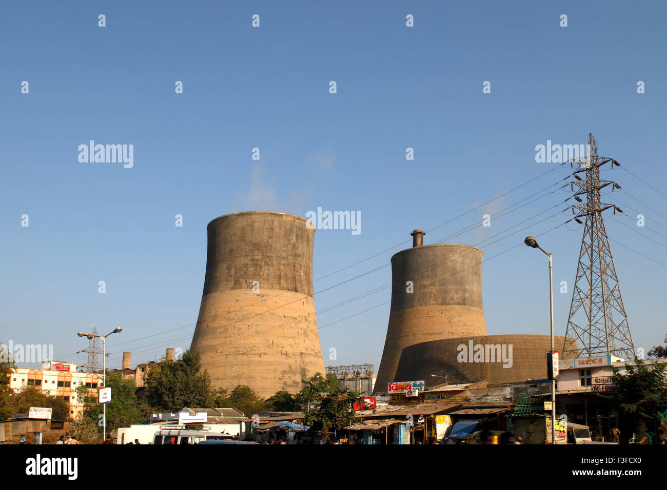 Thermal power station of india hi-res stock photography and images - Alamy