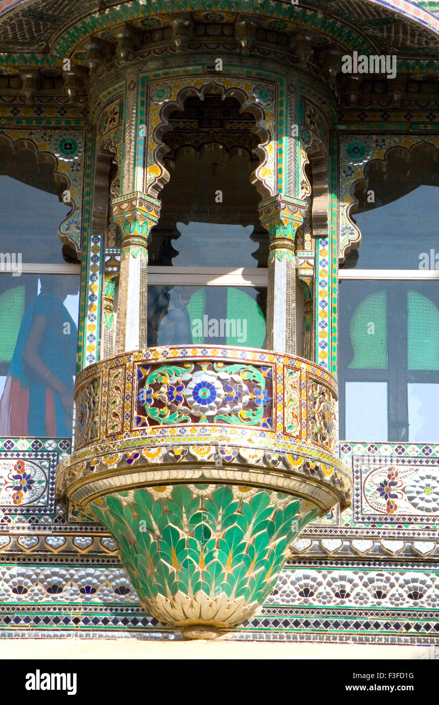 Balcony of city palace ; Udaipur ; Rajasthan ; India Stock Photo - Alamy