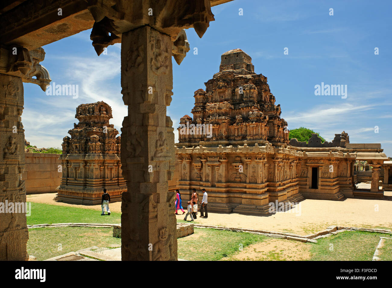 Hazara Rama temple ; UNESCO World Heritage site Hampi Vijayanagara 1336 ...