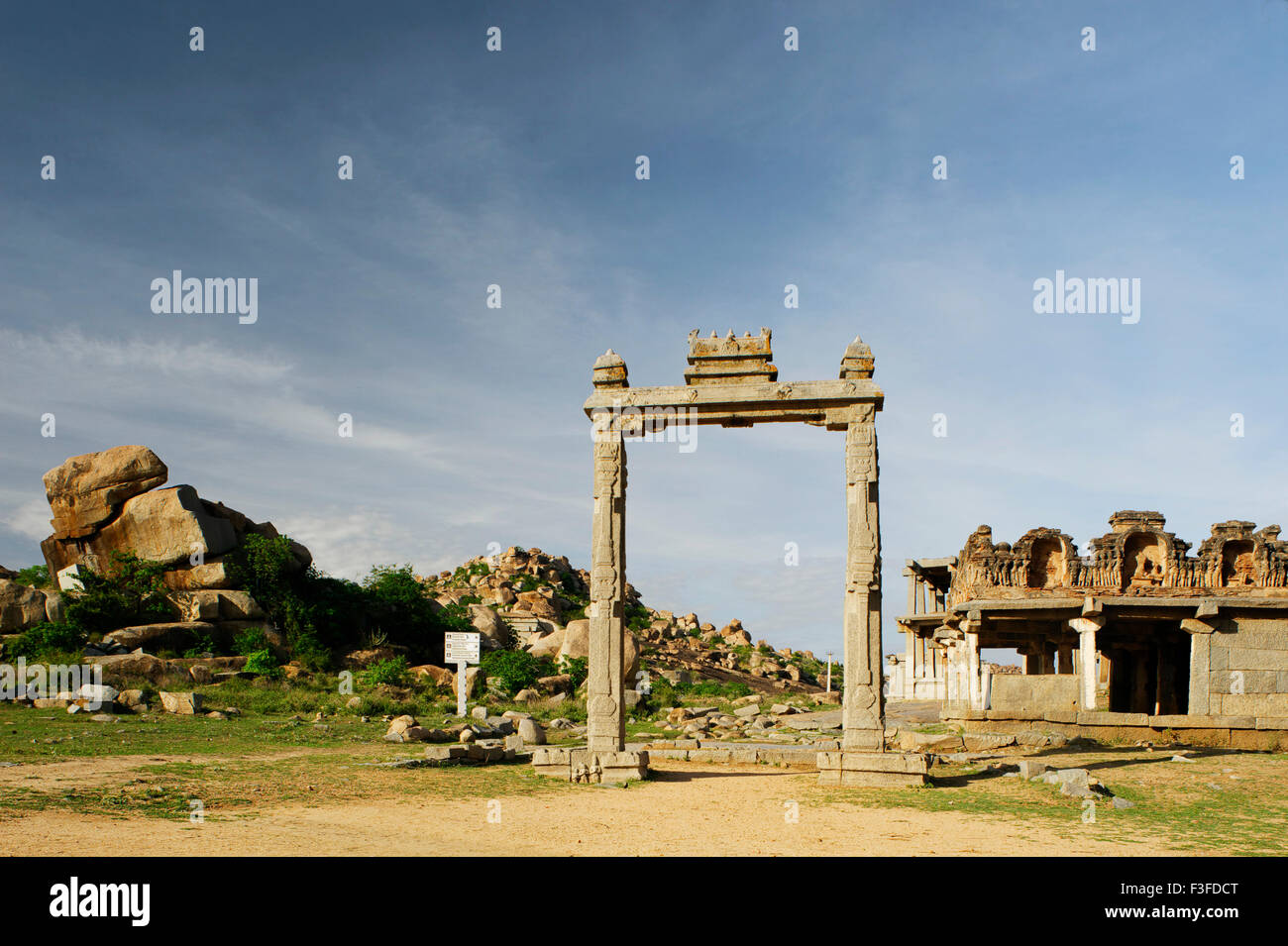 King's Balance ; UNESCO World Heritage site Hampi Vijayanagara 1336 ...