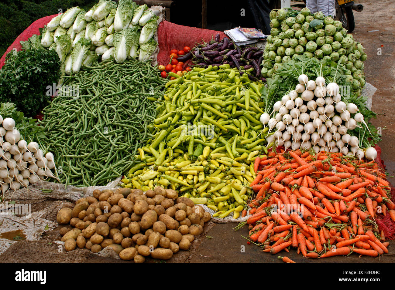 Vegetable vendor, Negombo, Colombo, Ceylon, Sri Lanka, Democratic ...