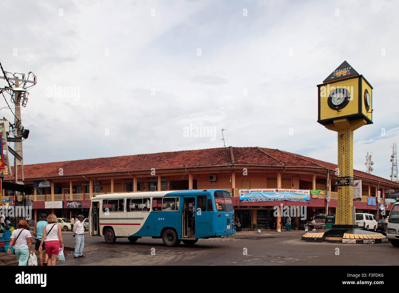 Clock tower, Negombo, Colombo, Ceylon, Sri Lanka, Democratic Socialist ...