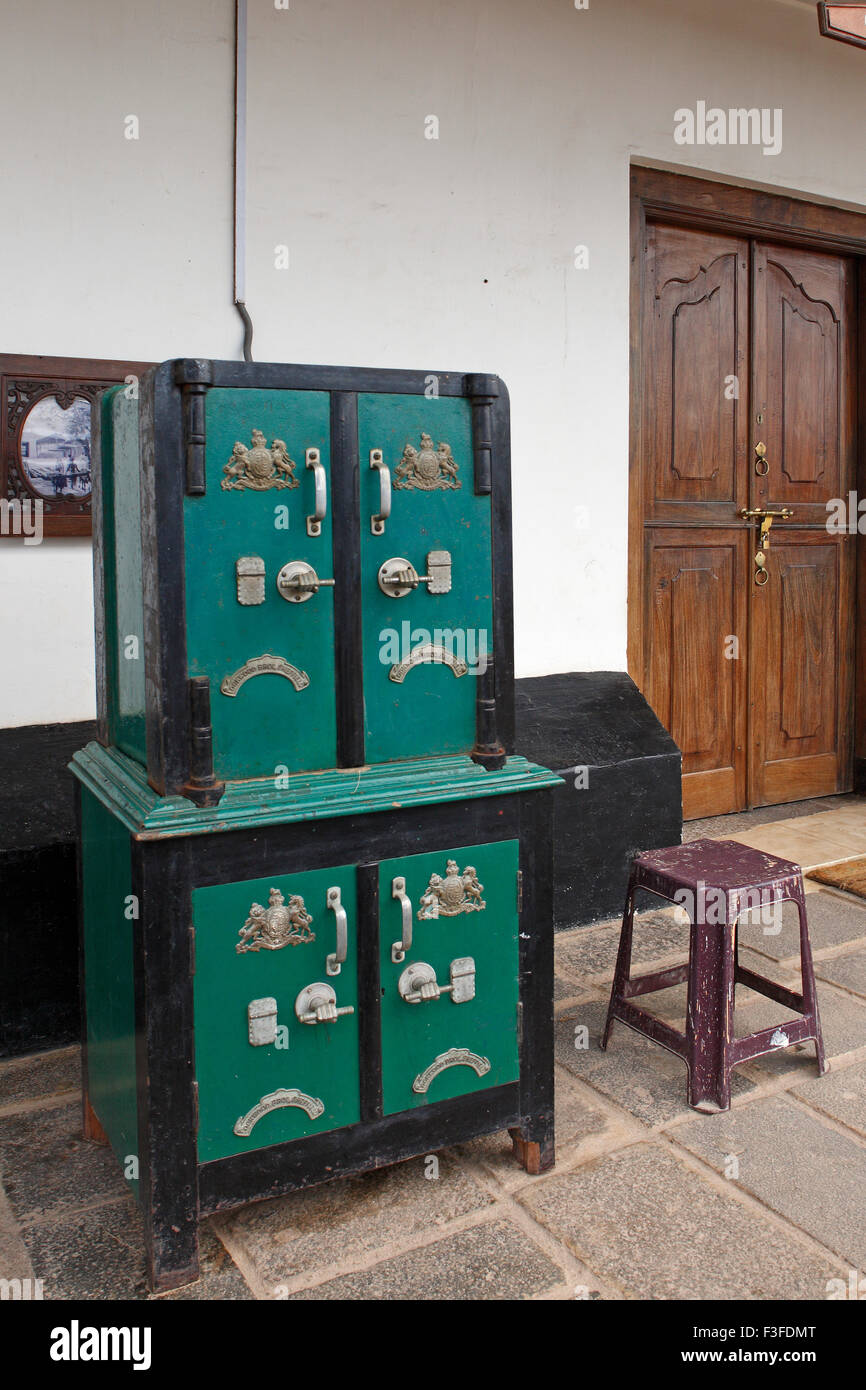 Dutch old antique security steel safe, Colombo, Ceylon, Sri Lanka ...