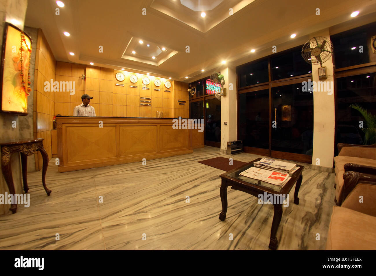 Hotel lobby ; New Delhi ; India ; Asia ; Asian ; Indian Stock Photo - Alamy