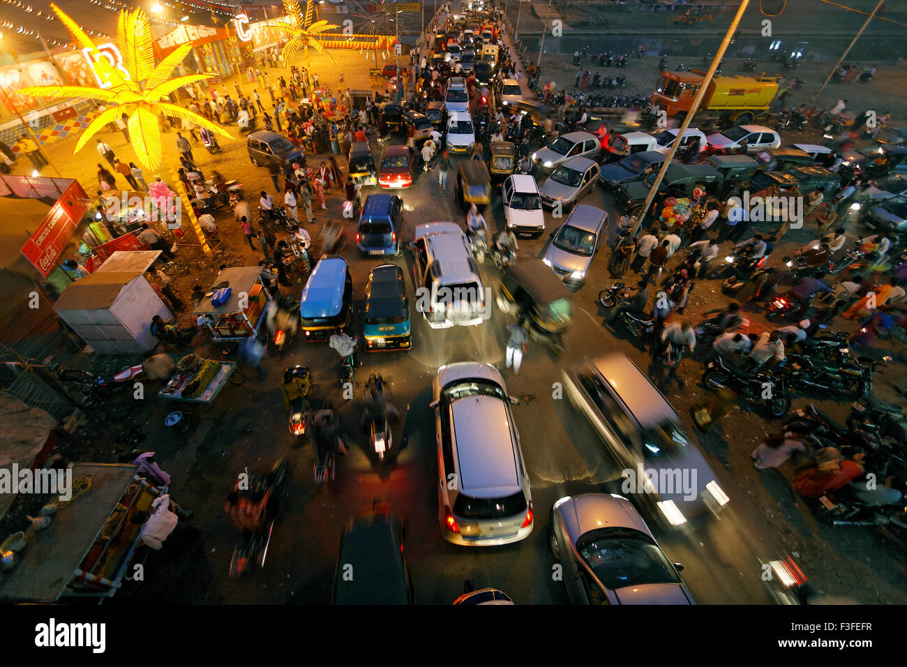 Traffic jam ; Pune ; Maharashtra ; India Stock Photo - Alamy