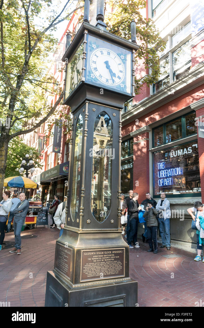 Steam Clock, Vancouver, Canada Stock Photo - Alamy