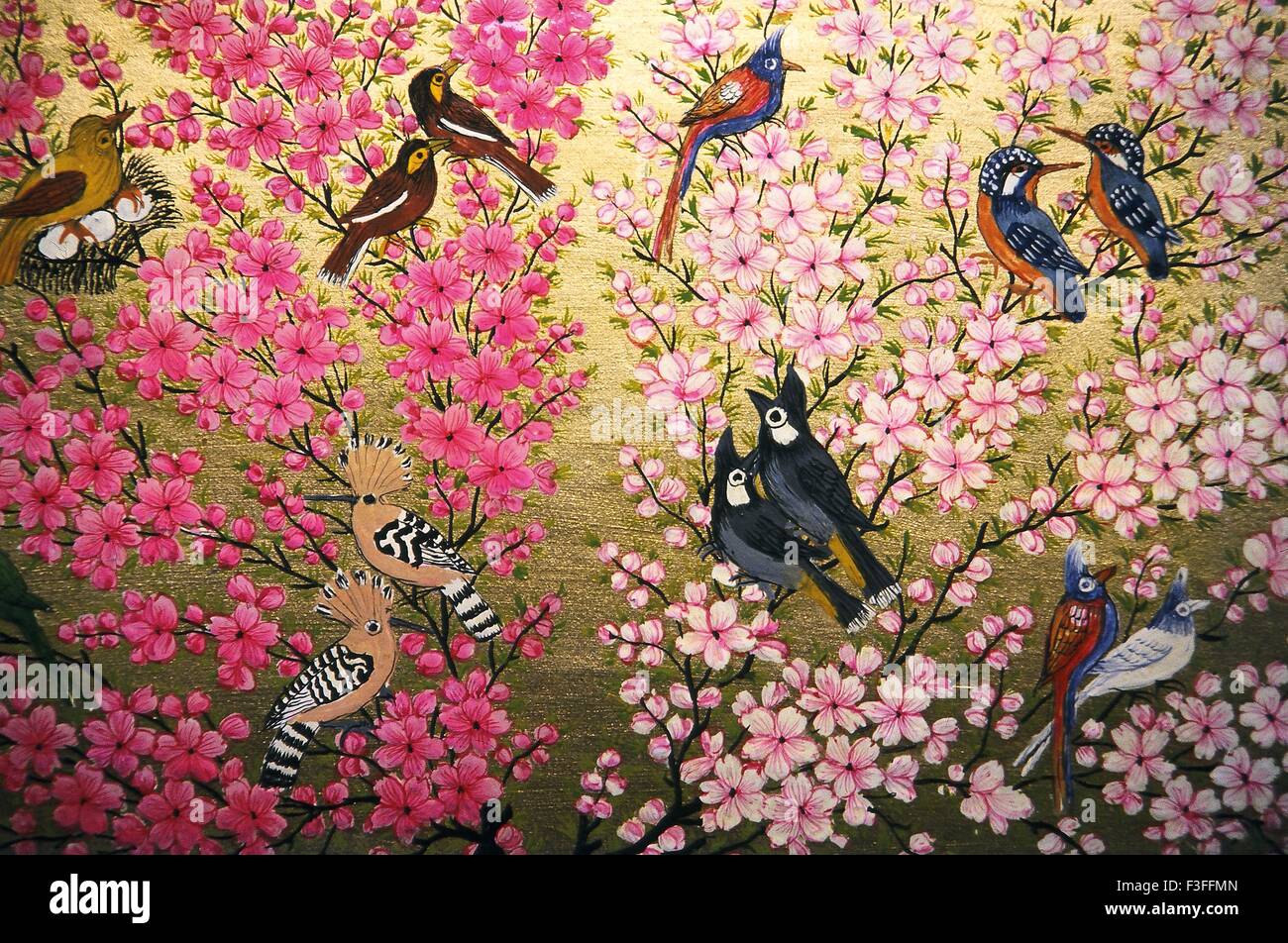 Paintings Of Birds In Trees