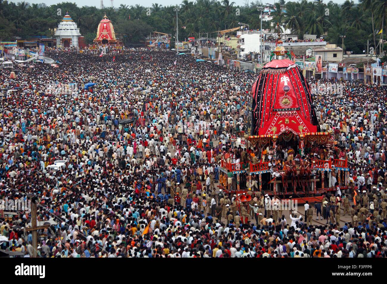 Rath yatra or Cart festival of Jagannath ; Puri ; Orissa ; India Stock ...