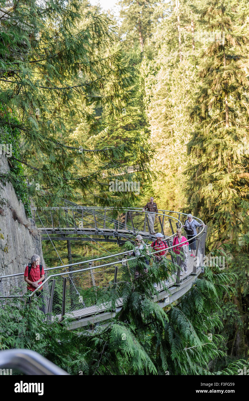 Cliff walk capilano suspension bridge hi-res stock photography and ...