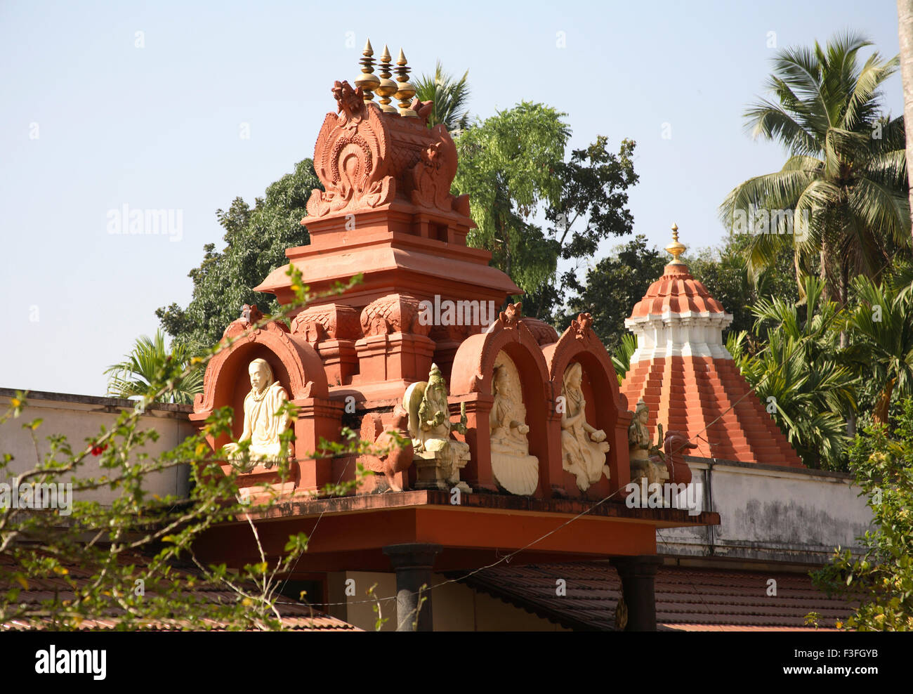 One of the top of the entrances at Adi Shankarachaya temple ; Kaldi ...