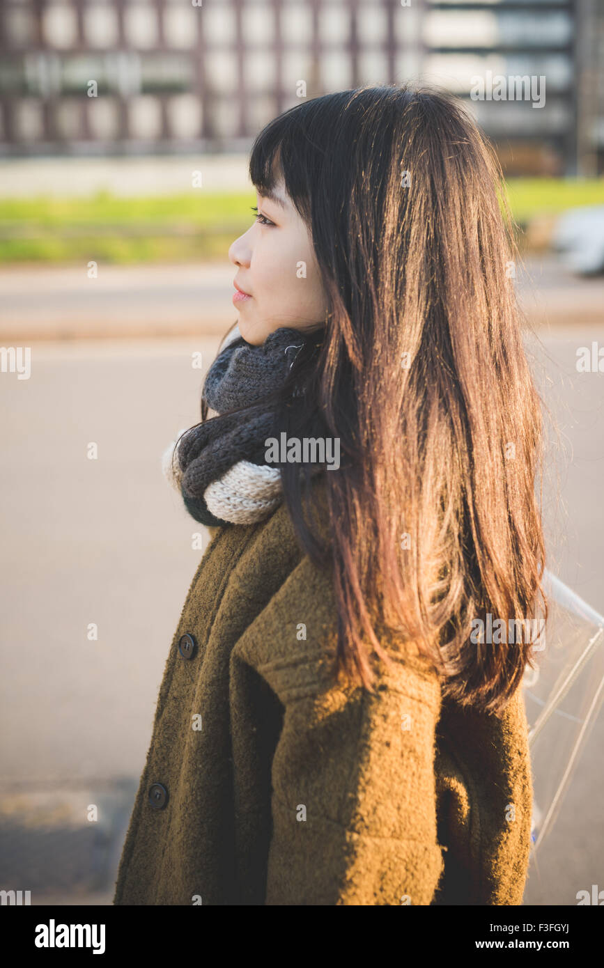 Asian Hipster Hair Girl