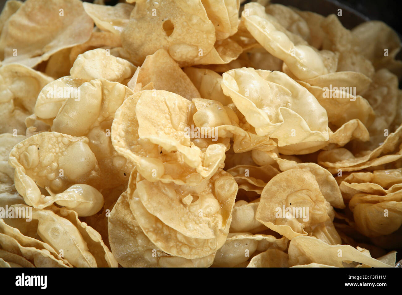 South Indian food ; Pappadam Papad supplementary crispy disks made with ...