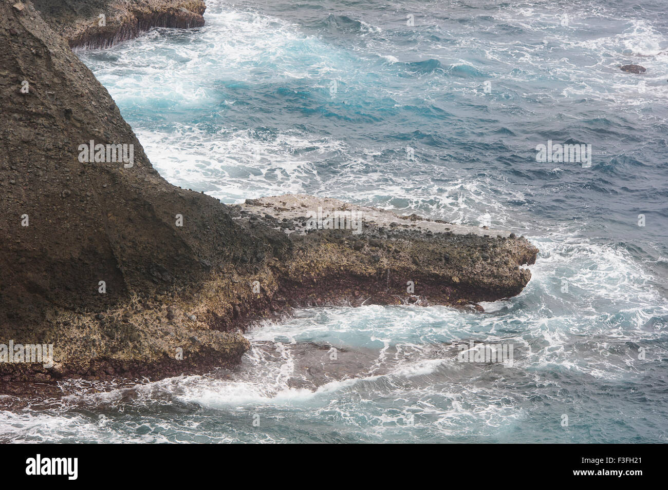 Rock formation and wave at Chawa View Deck, Batanes Island, Phillipines ...