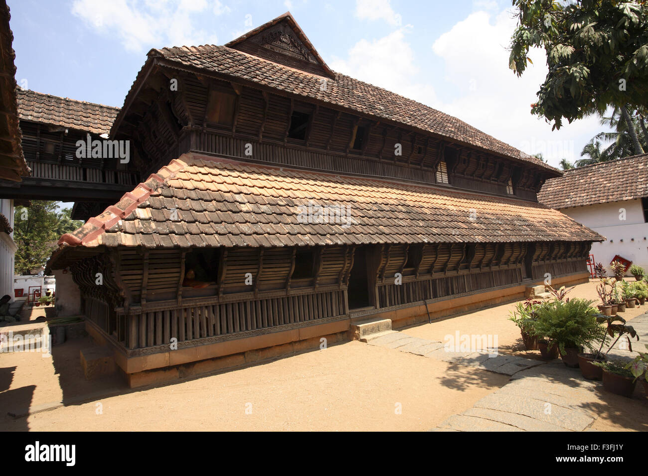 Padmanabhapuram Palace or Wood Palace ; Tamil Nadu ; India Stock Photo ...