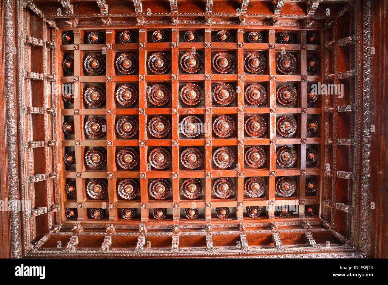 Roof of Thai Kottaram Mother's Palace in Padmanabhapuram Wooden Palace ...