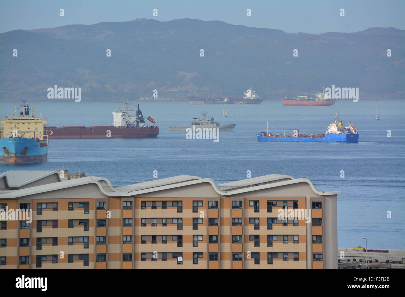 Gibraltar - 7th October 2015 - A Spanish Serviola-class patrol boat ...