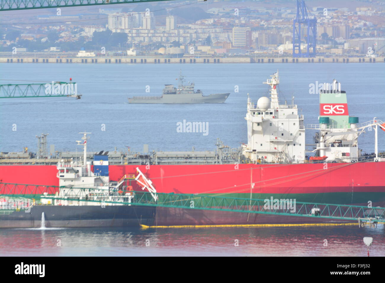 Gibraltar - 7th October 2015 - A Spanish Serviola-class patrol boat ...