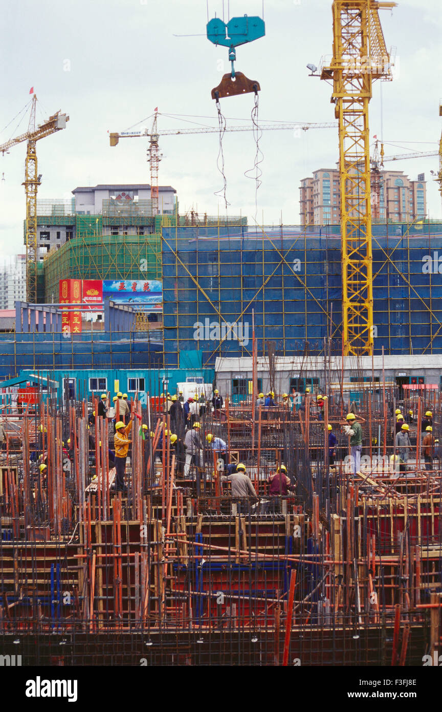 Construction in the city, China Stock Photo - Alamy