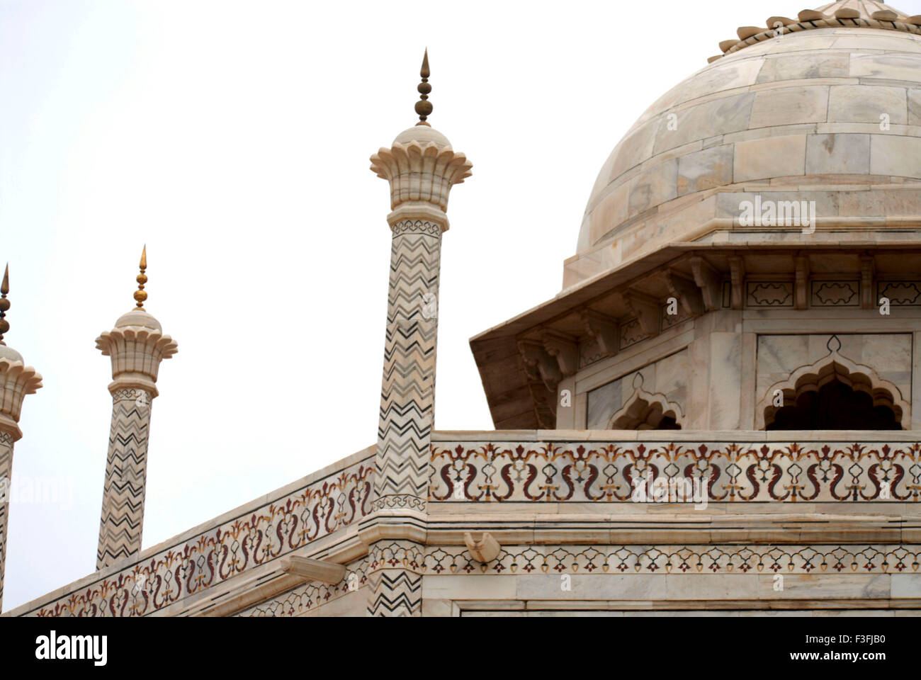 Marble dome of Taj mahal ; Agra ; Uttar Pradesh ; India Stock Photo - Alamy