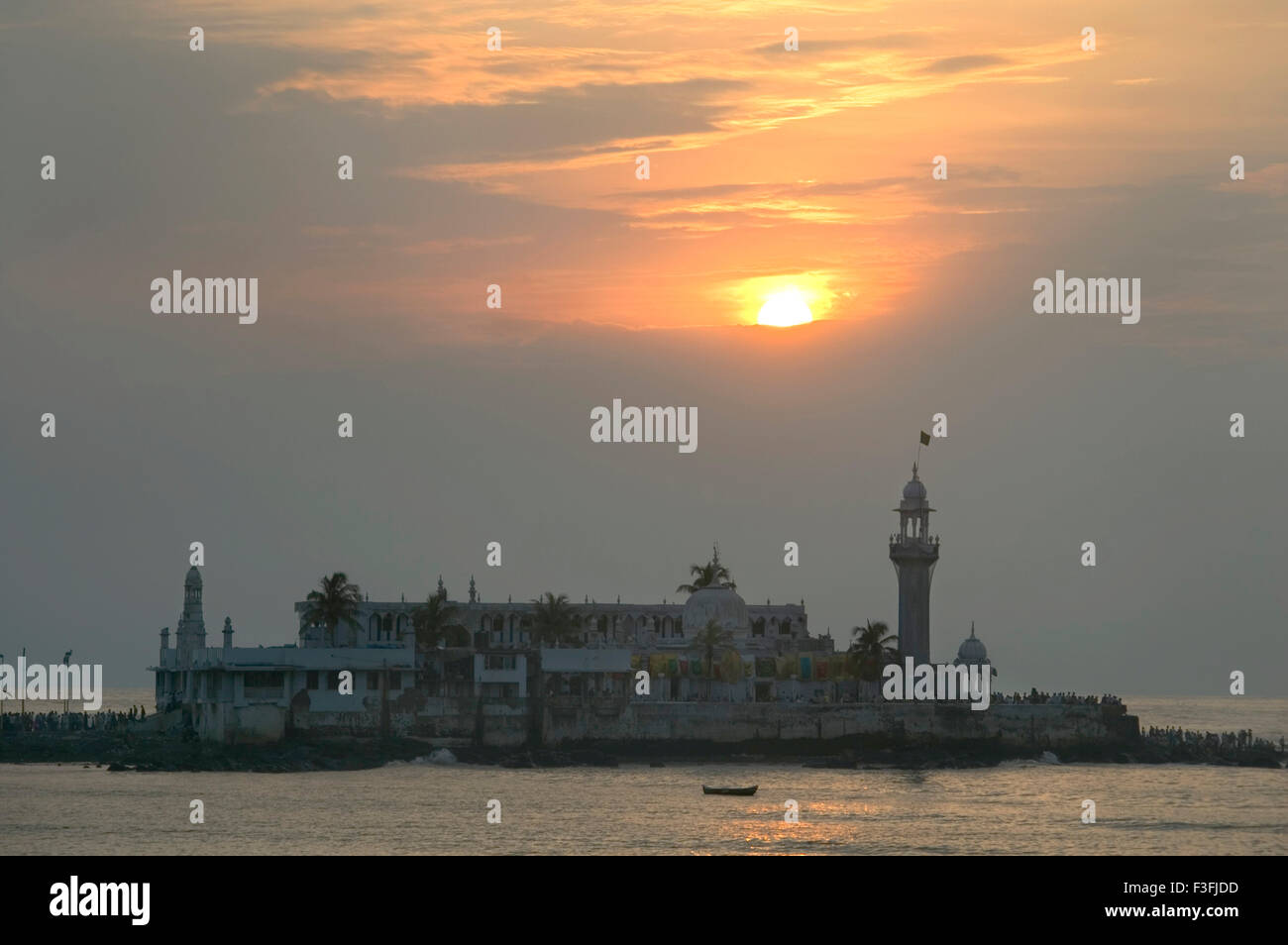 Sunset at Haji Ali Durgah ; Haji Ali near worli ; Bombay Mumbai ...