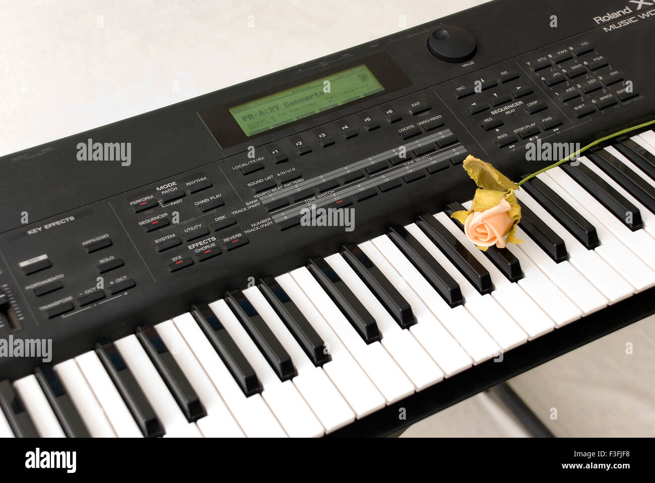 Musical Instruments ; Keyboard ; Music Work Station Stock Photo - Alamy