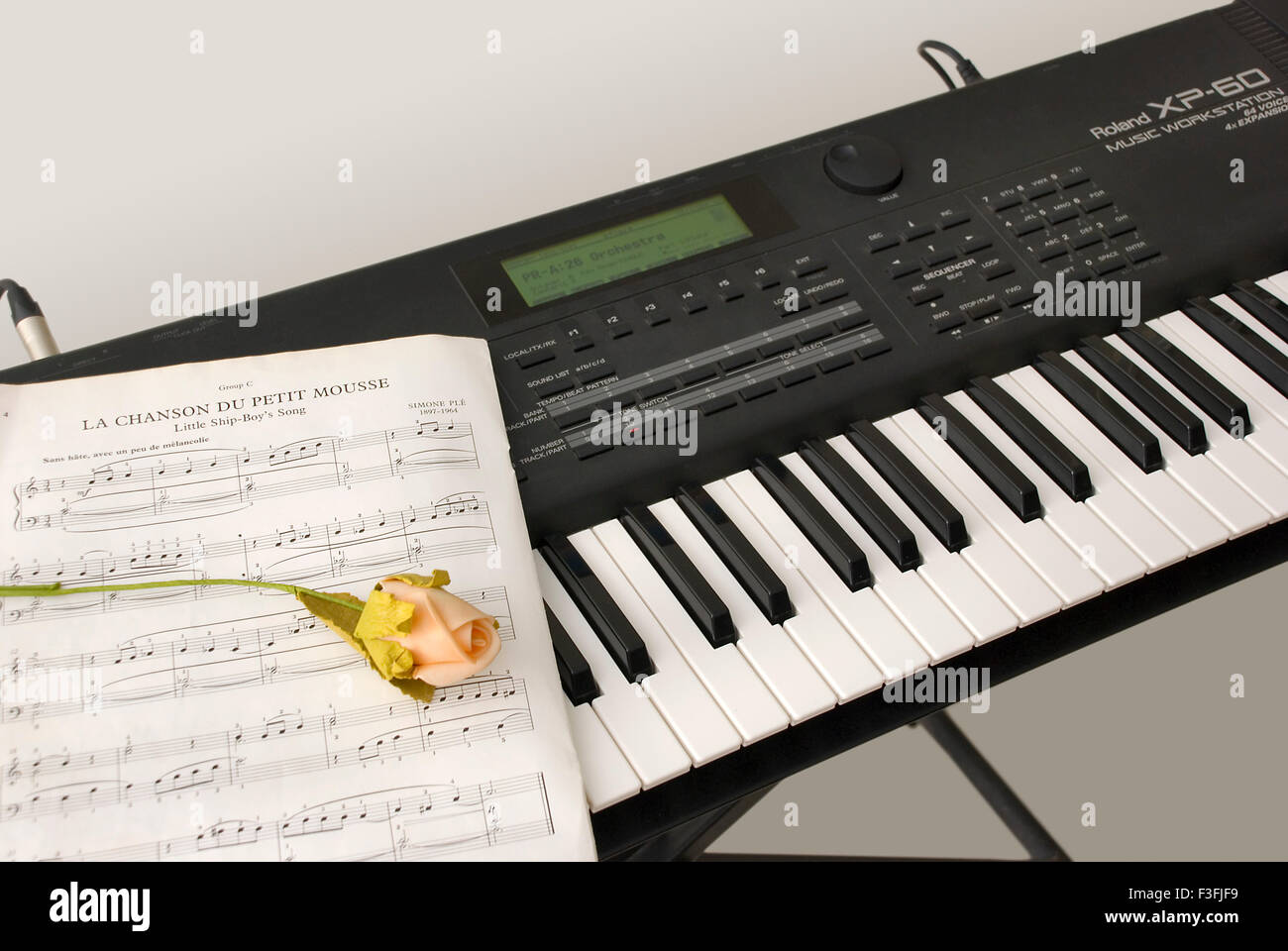 Musical Instruments ; Keyboard ; Music Work Station Stock Photo - Alamy