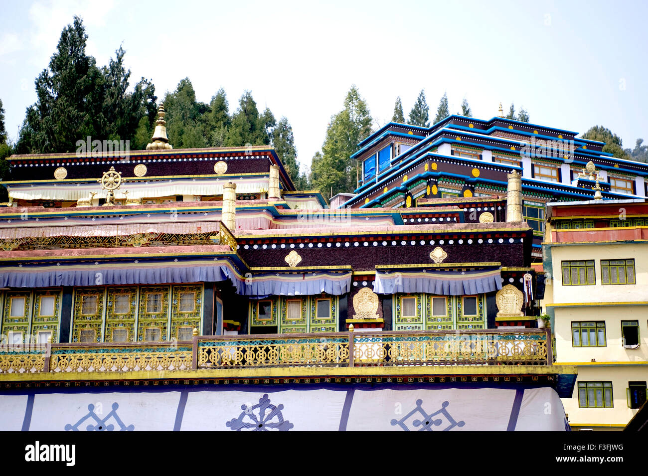 Old rumtek monastery hi-res stock photography and images - Alamy