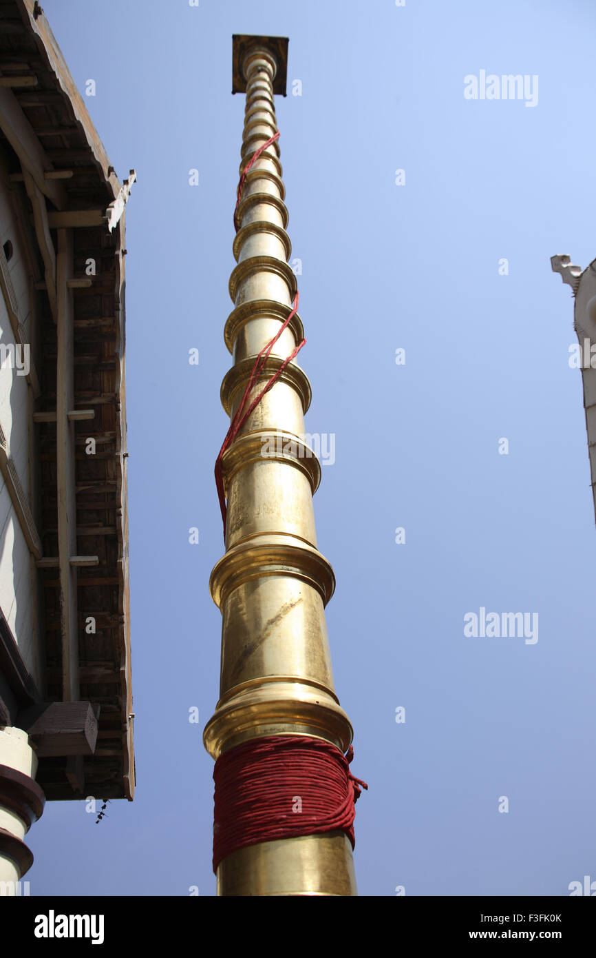 Ernakulam Shiva temple ; Ernakulathappan ; Dhwajasthambam or flag staff ...