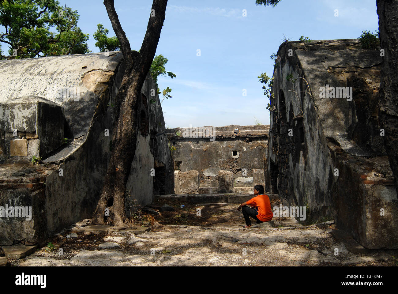 Sewree Fort, Sewri Fort, Bombay, Mumbai, Maharashtra, India, Asia Stock ...