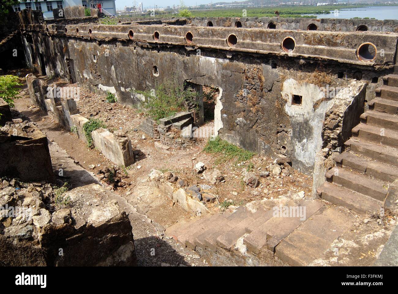 Sewree Fort, Sewri Fort, Bombay, Mumbai, Maharashtra, India, Asia Stock ...