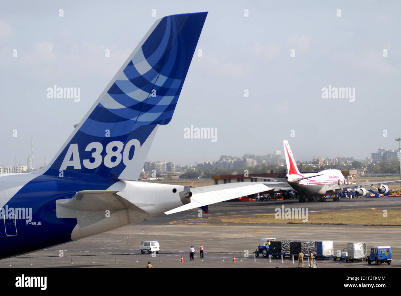 Largest commercial airline Airbus A380 lands at Sahar Airport now ...