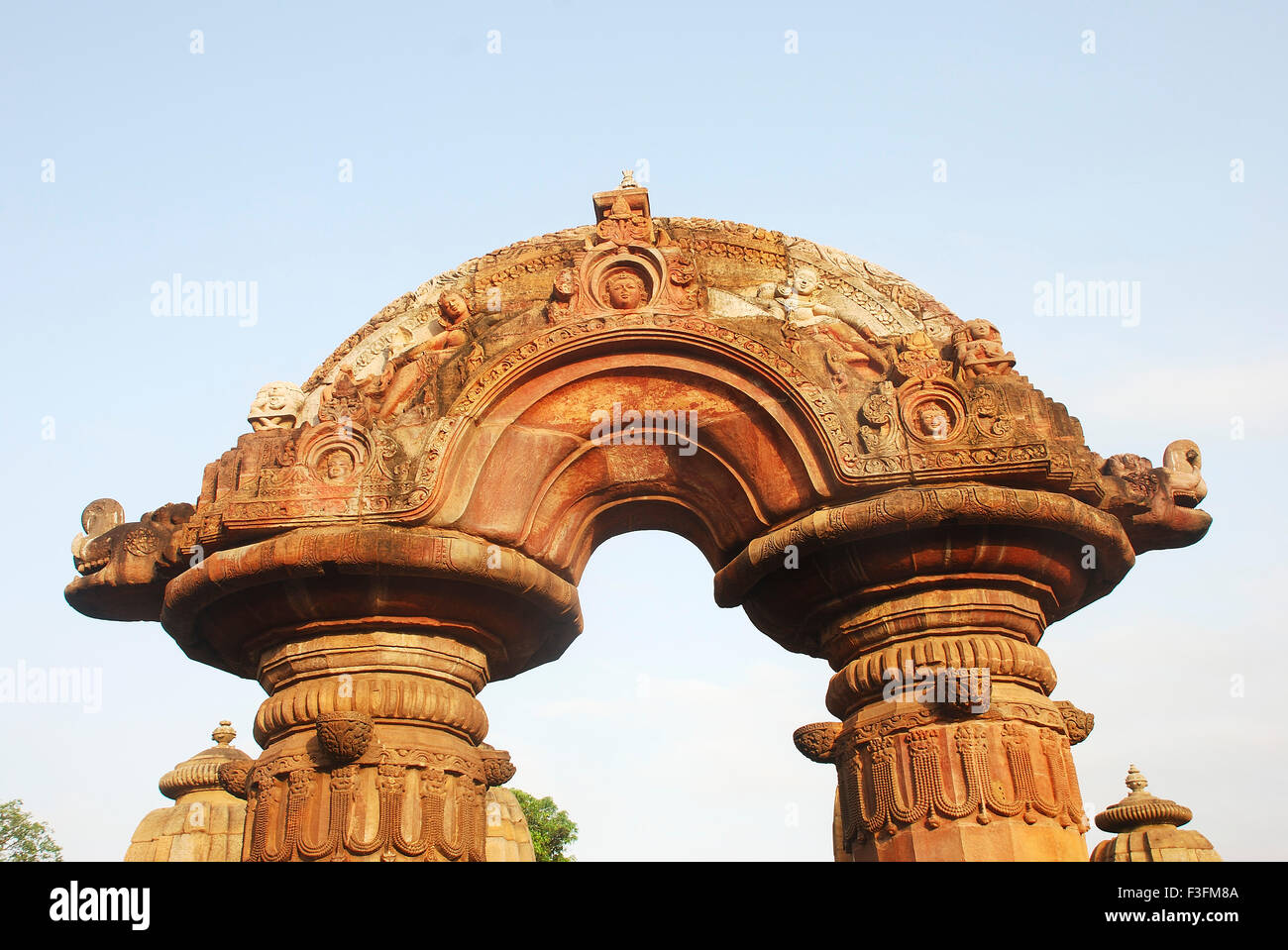 Carved entrance of Mukteshwar temple masterpiece of temple architecture ...