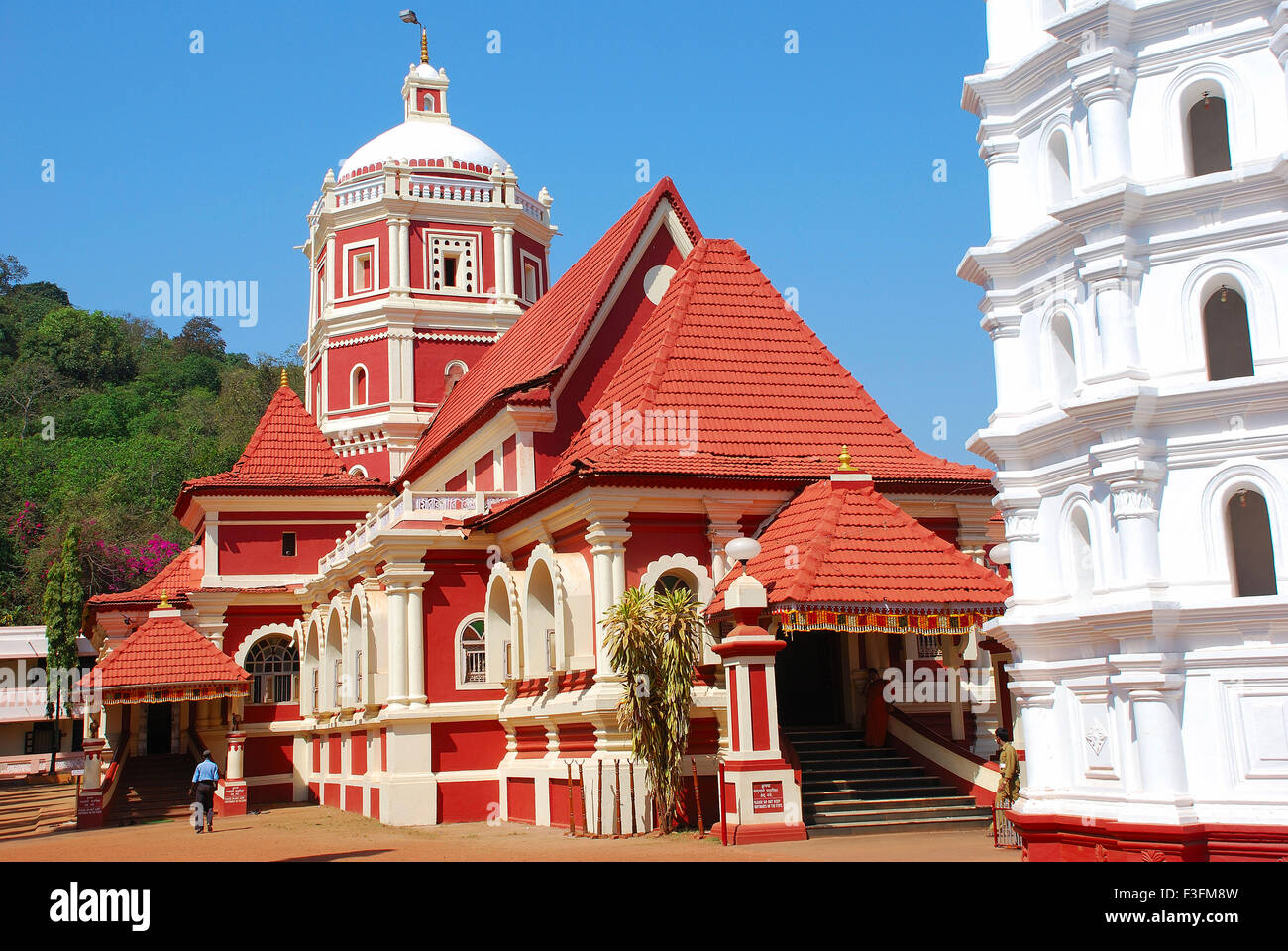 Shree Shantadurga Mandir ; Shanta Durga temple ; Goa ; India ; Asia ...