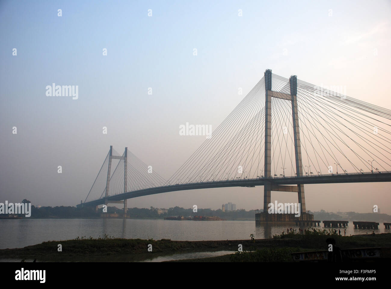 Vidyasagar Setu new second bridge over Hooghly river ; Calcutta ; West ...