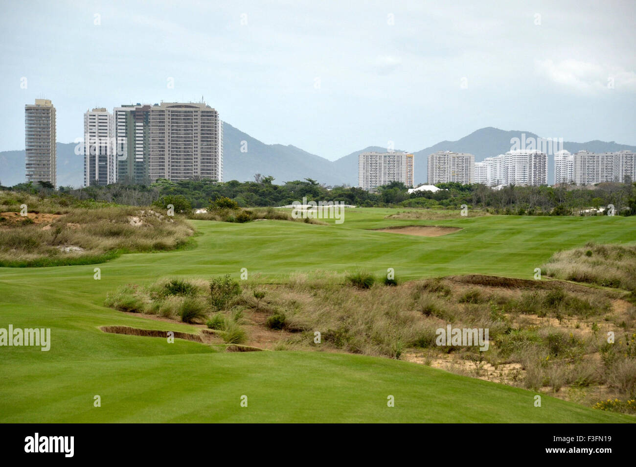 Rio de Janeiro, Brazil. 06th Oct, 2015. A view of the Barra golf course ...