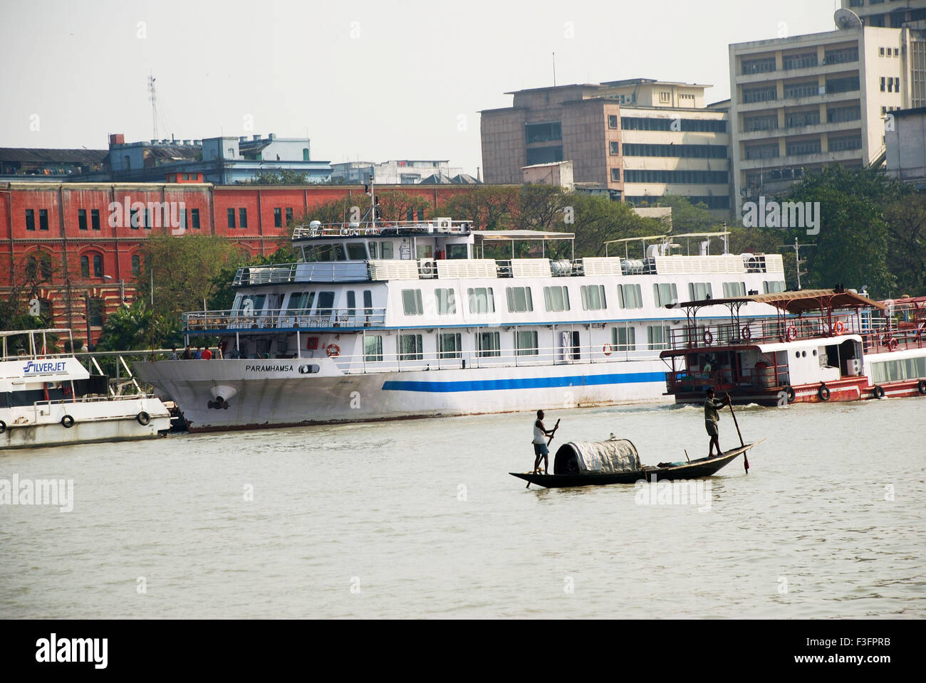 River Ganga ; Calcutta ; West Bengal ; India Stock Photo - Alamy