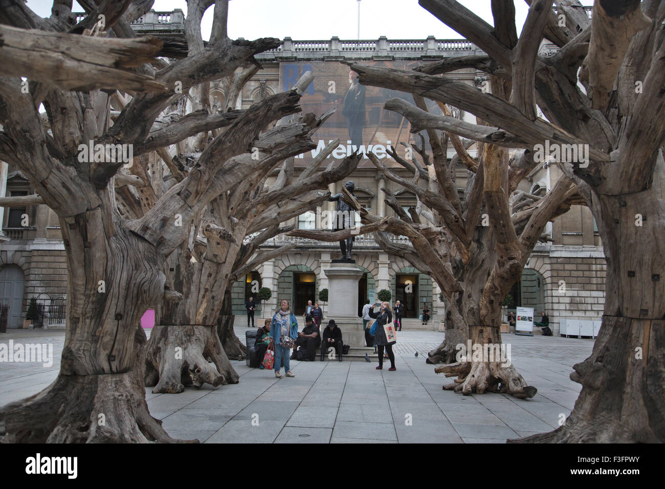 Chinese artist Ai Weiwei new exhibition with Tree sculptures in the ...