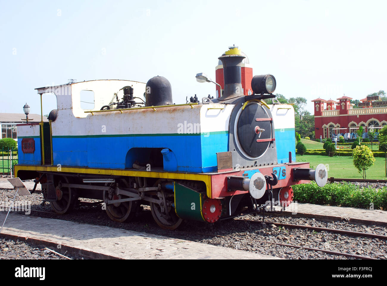 Old steam locomotive ; train engine ; India ; Asia Stock Photo - Alamy