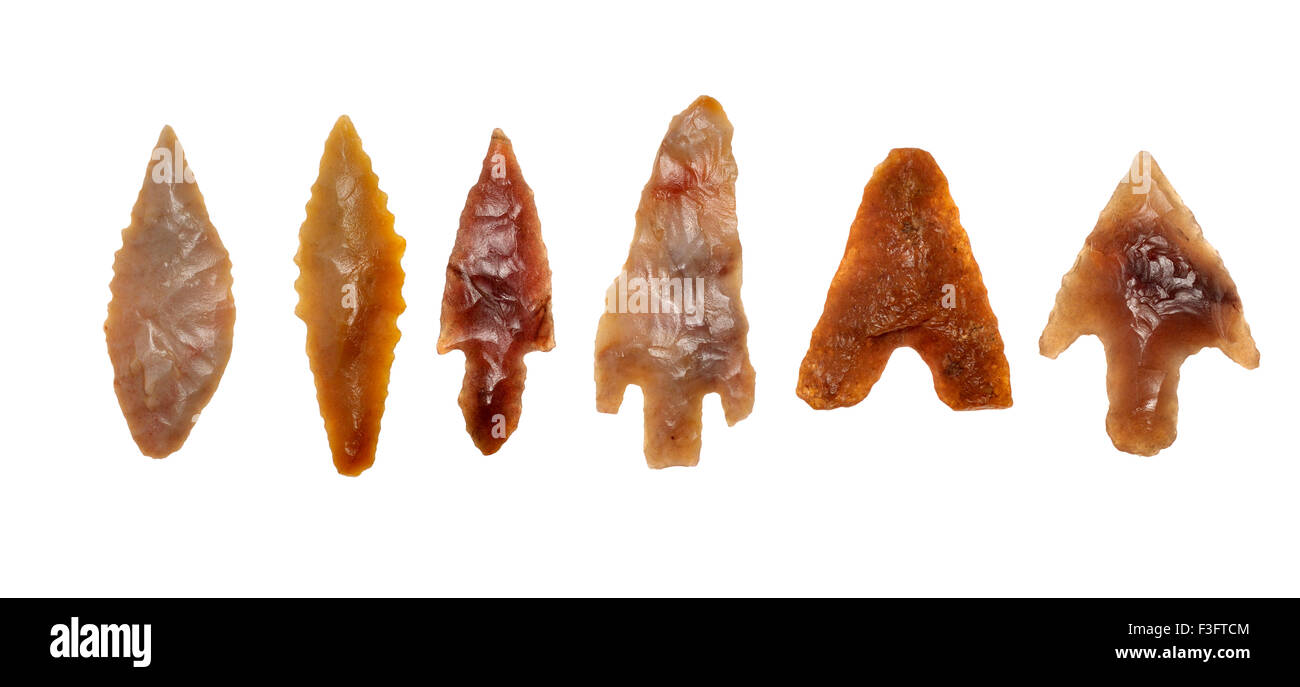 Neolithic arrowheads hi-res stock photography and images - Alamy